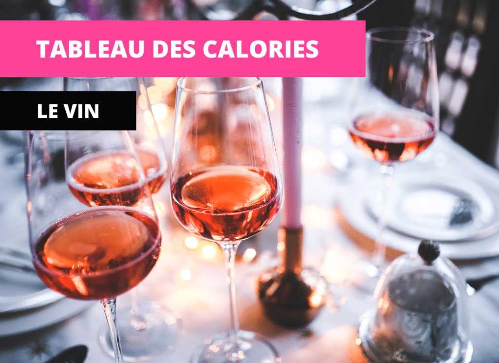 Tableau des calories : le vin - Mois Sans Alcool